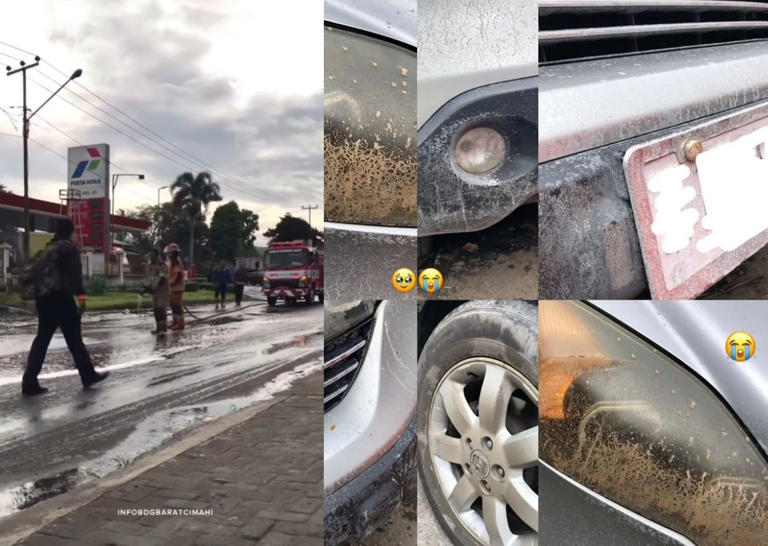 Jelang Liburan Kena Apes, Cairan Kimia Tumpah Bikin Ratusan Kendaraan ... Jelang Liburan Kena Apes, Cairan Kimia Tumpah Bikin Ratusan Kendaraan ...
