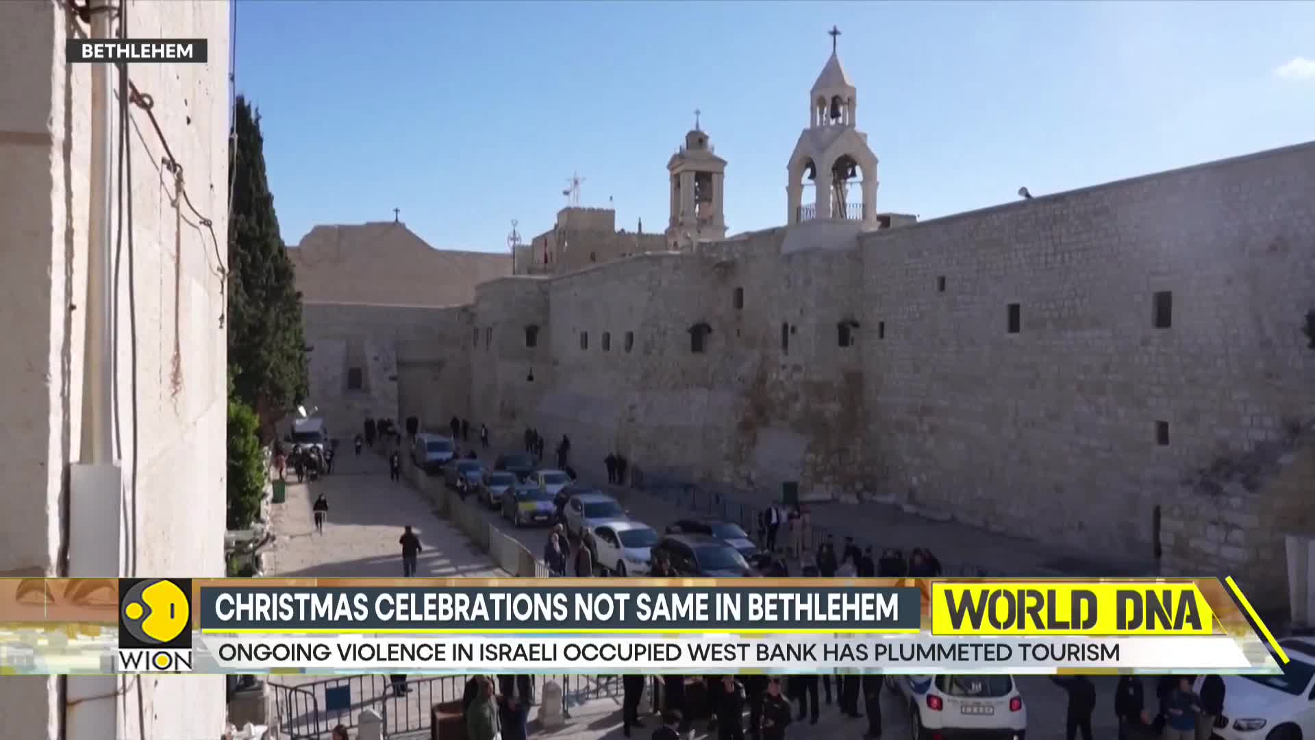 Bethlehem's Somber Christmas Celebrations