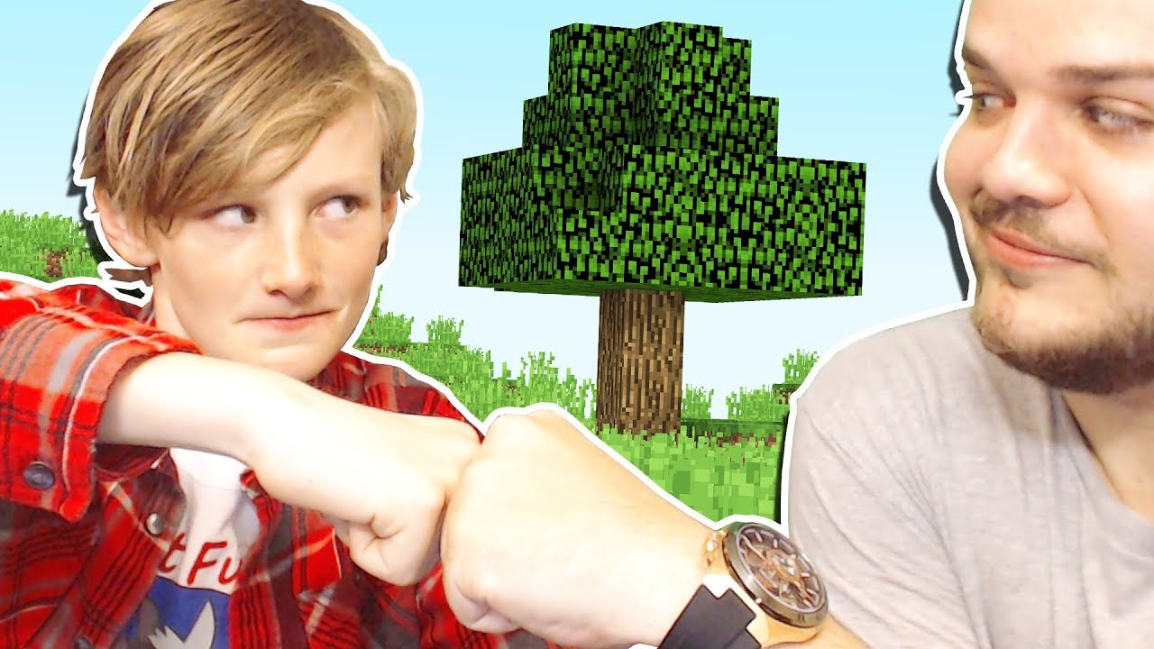 Playing Minecraft with a real life fan!