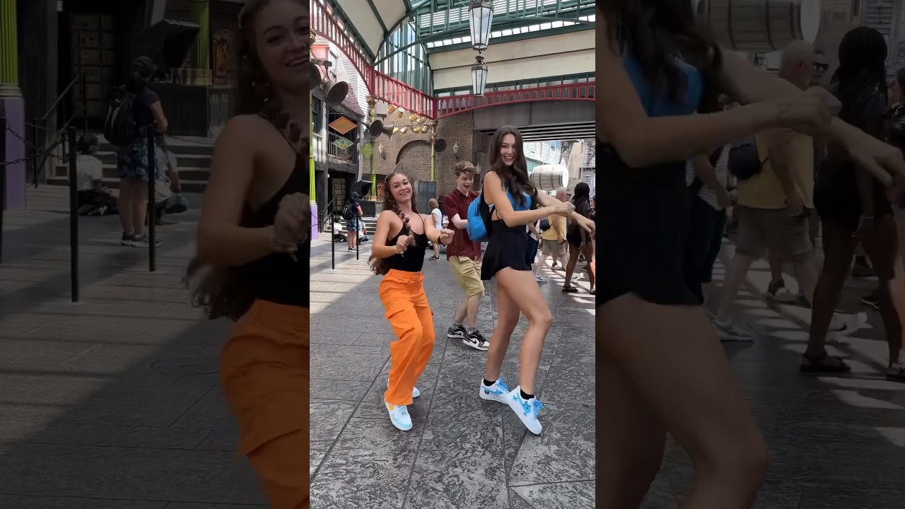 Dancing in the street! @UniversalOrlando @merrickhanna ...