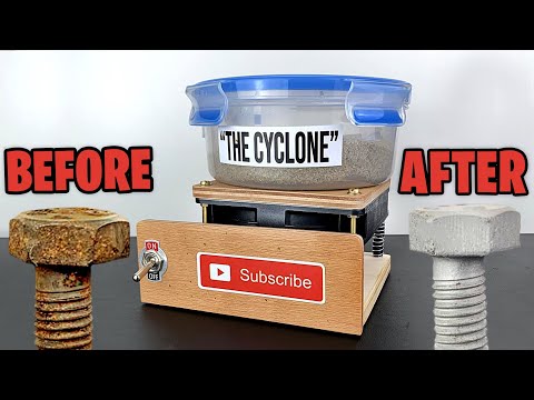 I built a powerful vibratory tumbler 🌪️