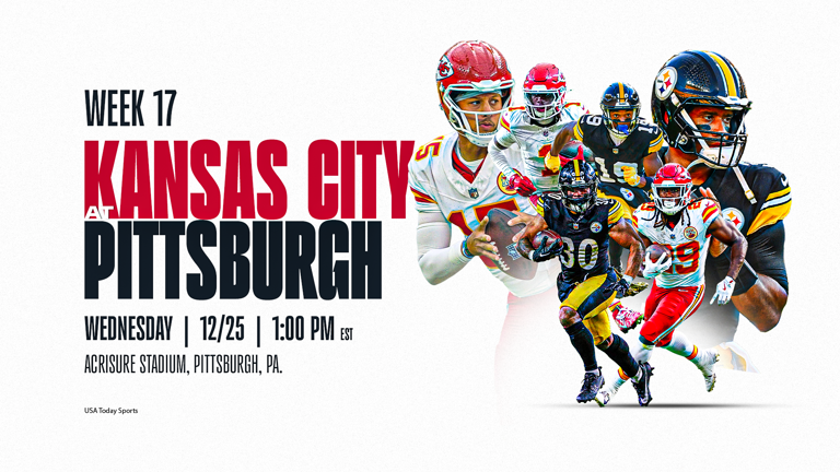How to watch Steelers vs Chiefs today: Time, TV channel for Week 17