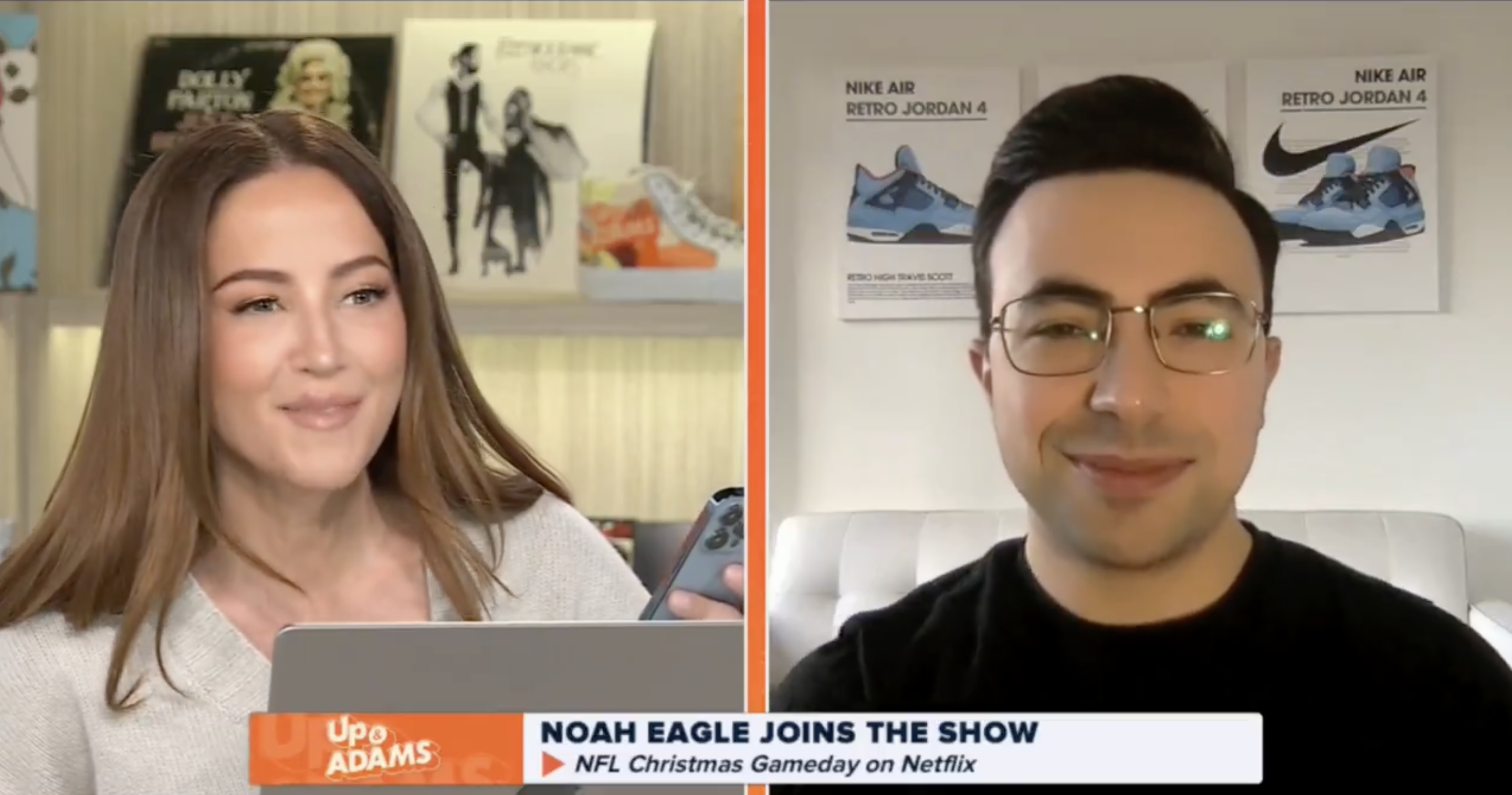 Noah Eagle revisits hilarious childhood arguments with Ian Eagle