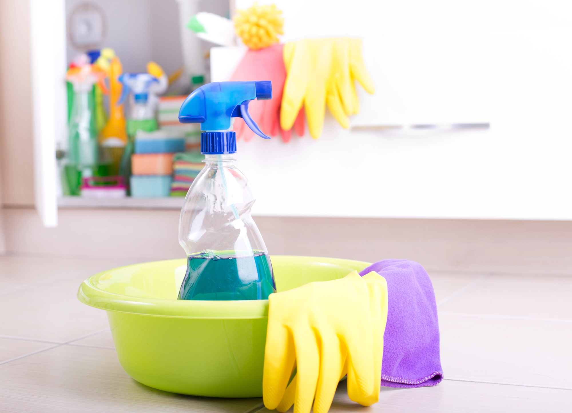 Cleaning habits used by hotel maids