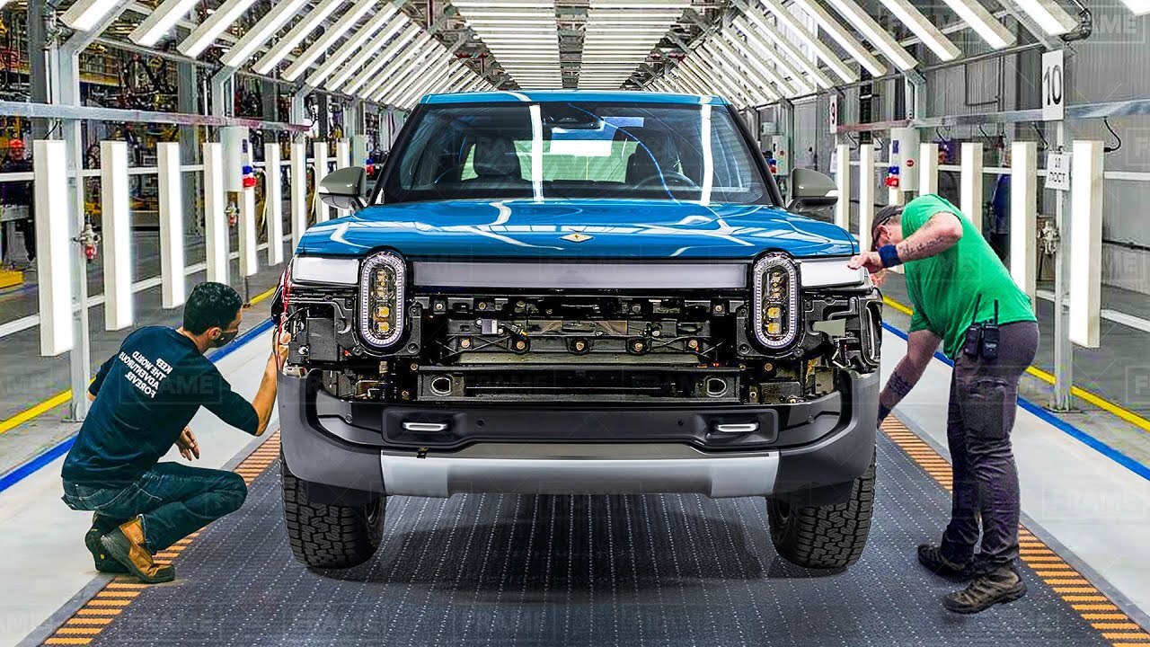 How They Build From Scratch the Ultra Advanced Rivian Truck
