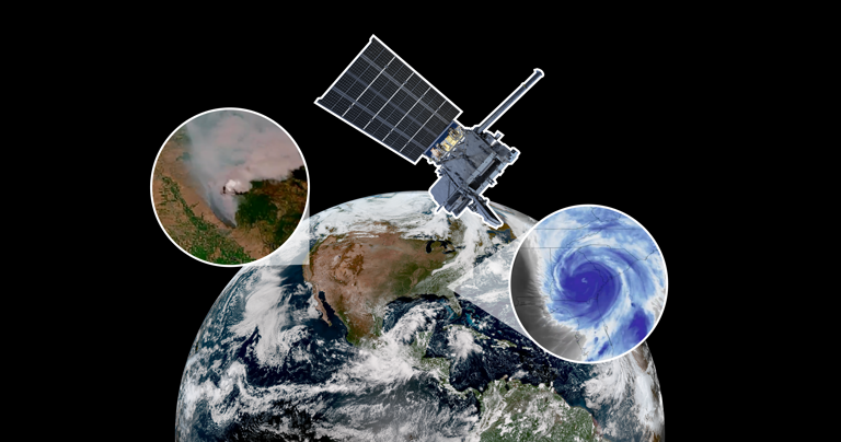 Amazing imagery from GOES-16 satellite shows Park Fire, other major weather events in 2024