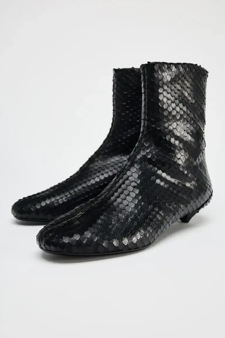 10 botines de Zara modernos y en tendencia