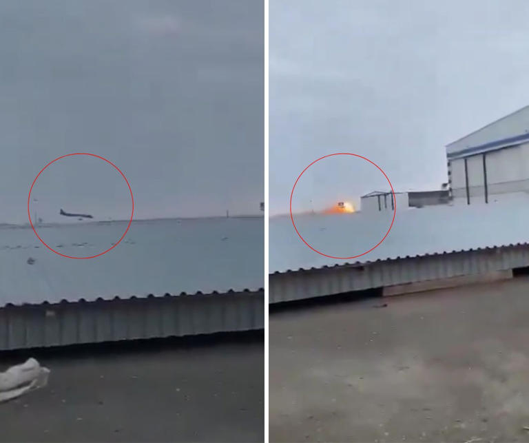Azerbaijan Plane Crash: Was Flight J2-8243 Hit by a Russian Missile? Damage And Distress Call ...