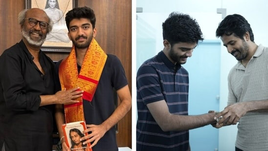 Chess champion D Gukesh gets gifts, blessings from Rajinikanth ... Chess champion D Gukesh gets gifts, blessings from Rajinikanth ...