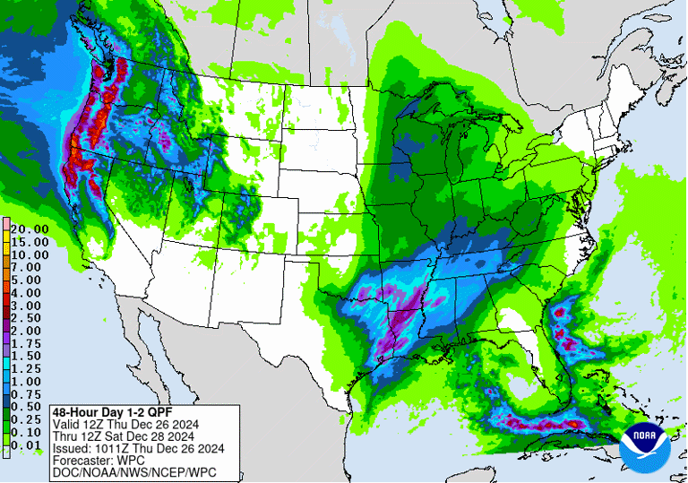 Severe weather across the country could hamper holiday travel this weekend