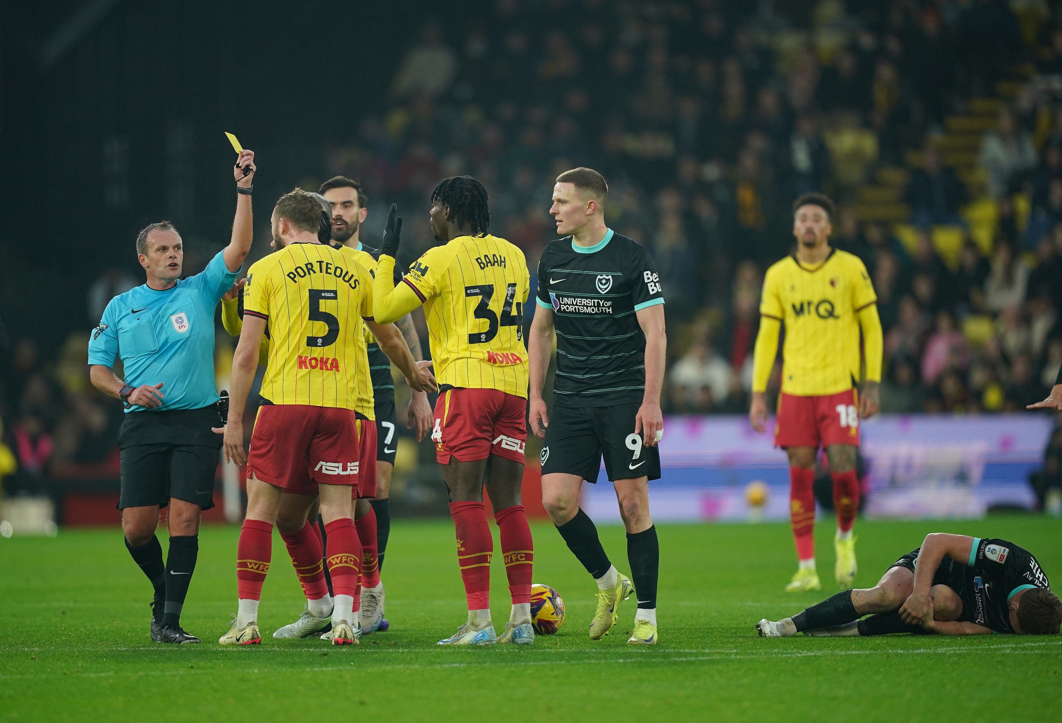 Premier League outfit eye Portsmouth agitator Kwadwo Baah ahead of ...