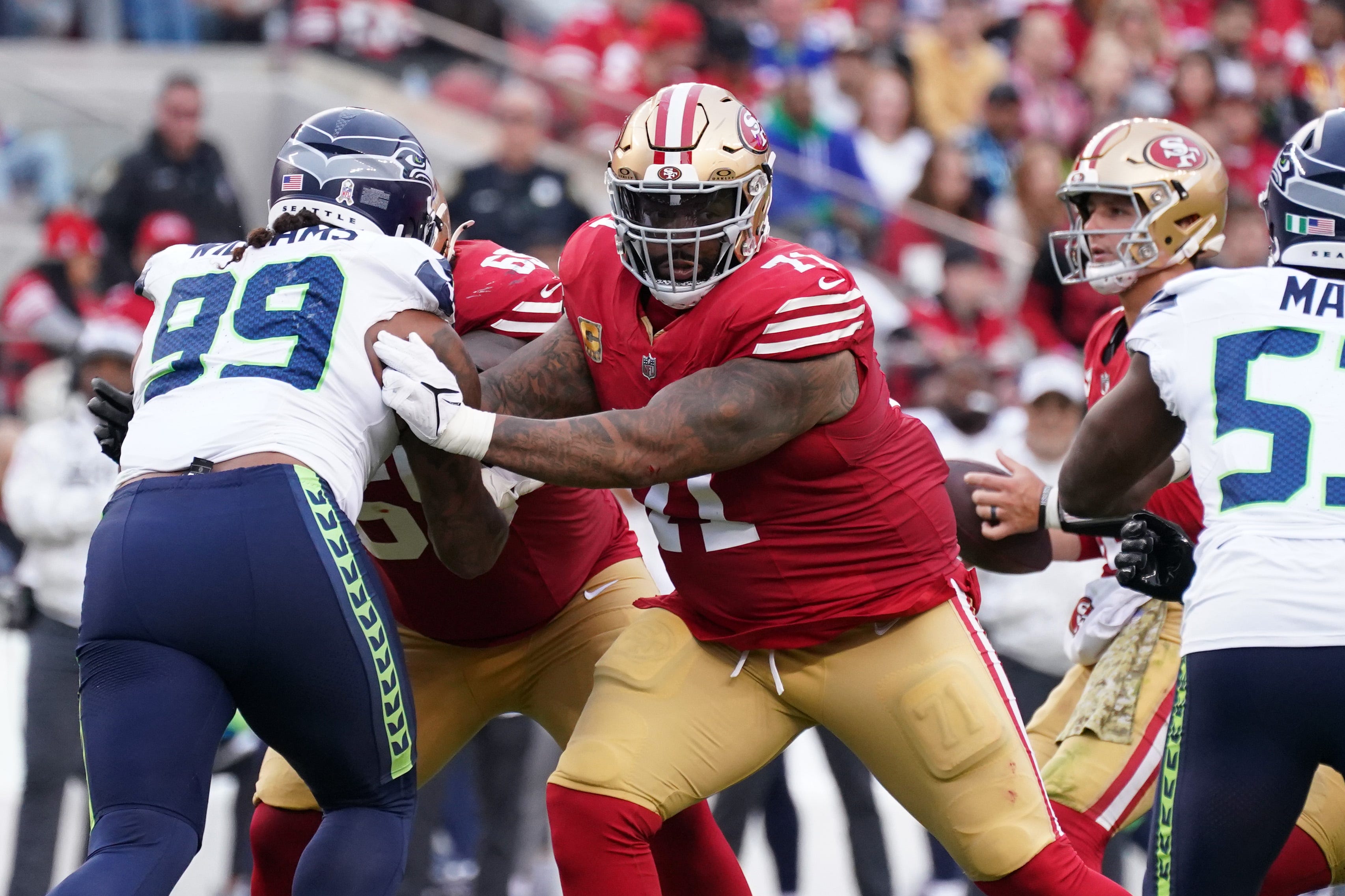 49ers Notes: Injuries and additions on O-line