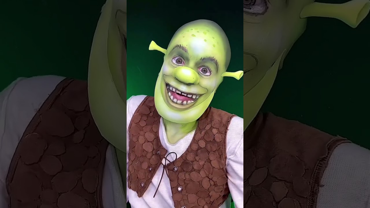 Shrek Makeup Transformation