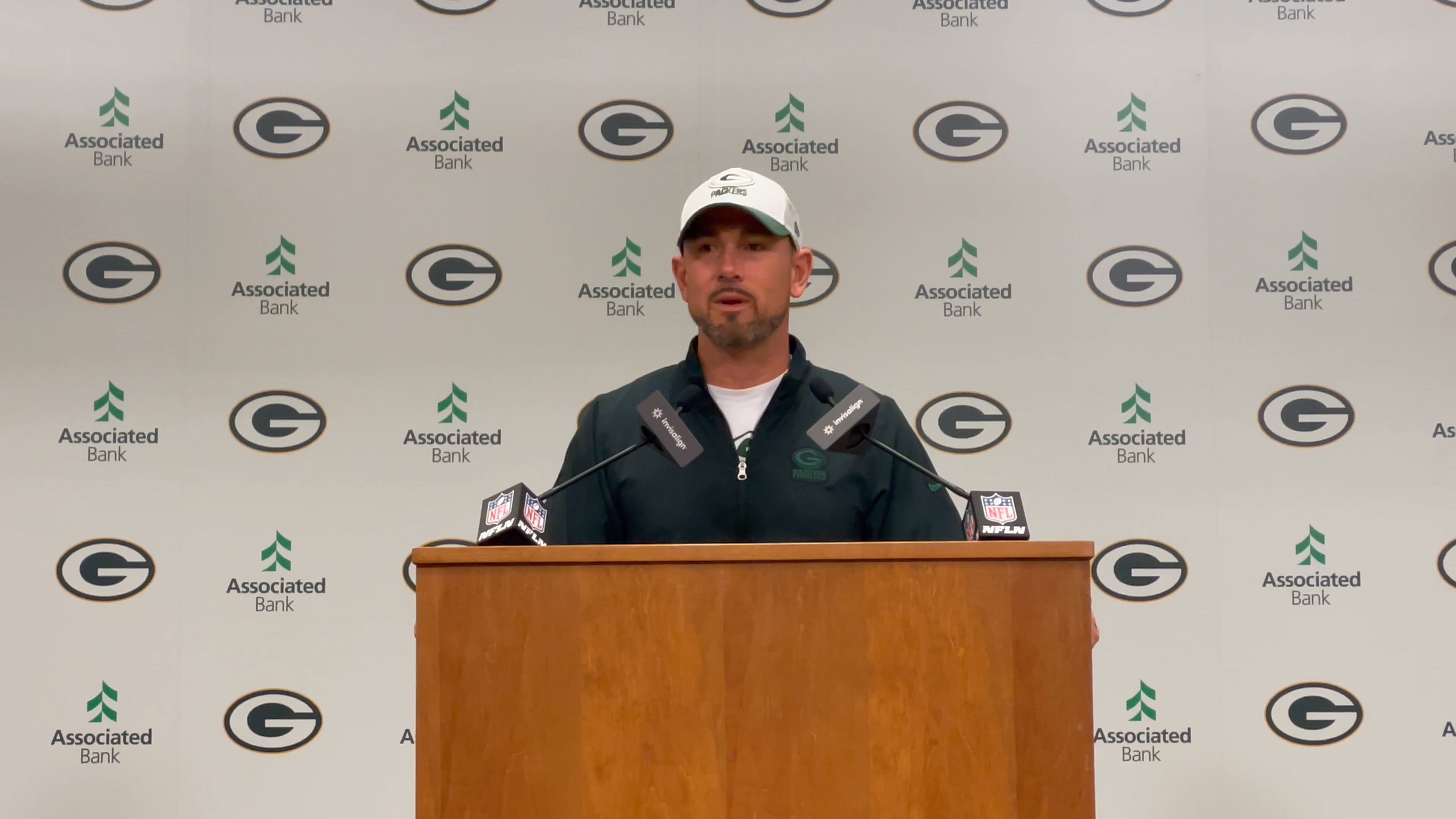 Packers Coach Matt LaFleur on Zayne Anderson With Evan Williams Injured