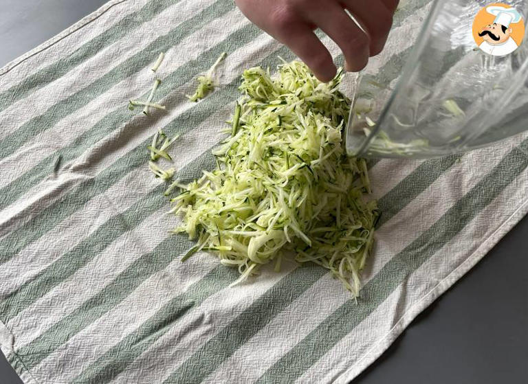 Gebakken courgette gehaktballetjes