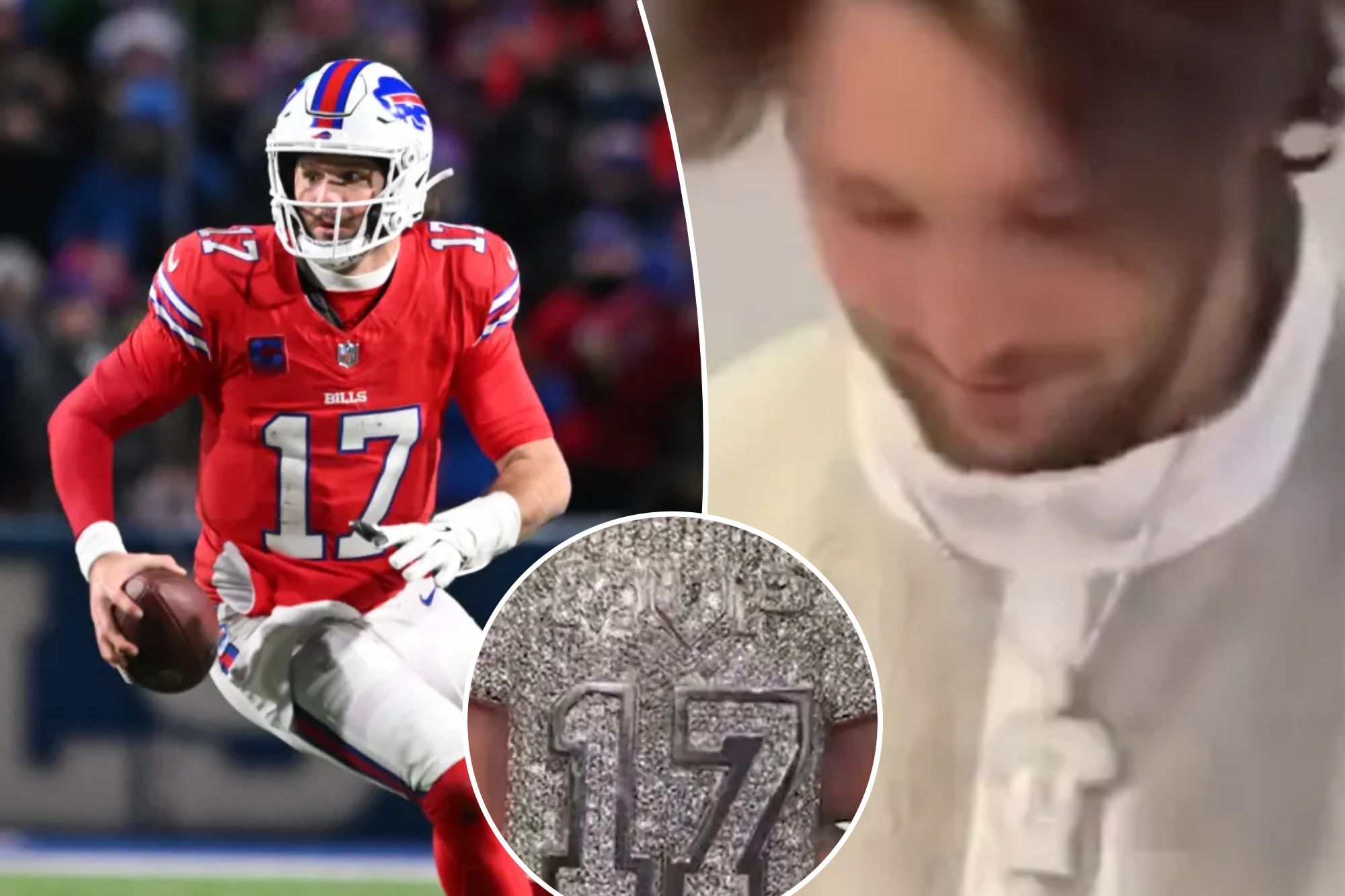 Josh Allen’s Bills offensive line gifted him an ‘MVP’ chain — even ...
