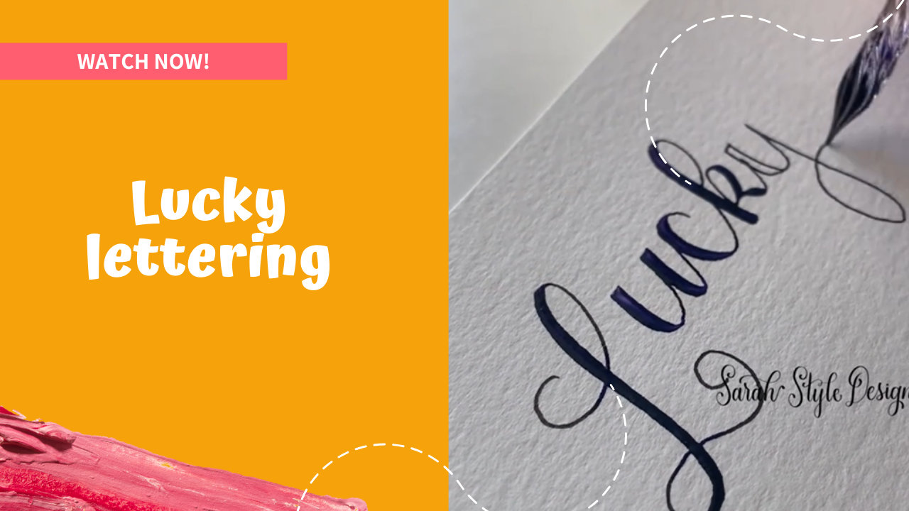 Lucky lettering