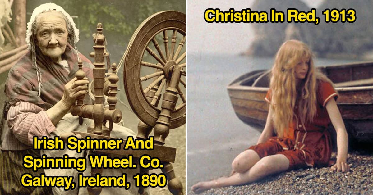 40+ Oldest Color Photographs Ever Taken Reveal What Life Was Like 100 ...