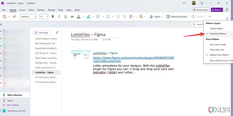These settings in OneNote should be changed
