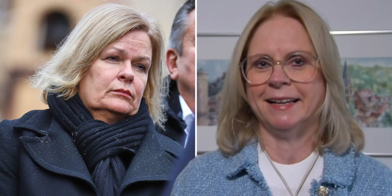 Nach Debatte zur Datenspeicherung - Im ZDF-Moma kontert CSU-Frau Faeser ... Nach Debatte zur Datenspeicherung - Im ZDF-Moma kontert CSU-Frau Faeser ...