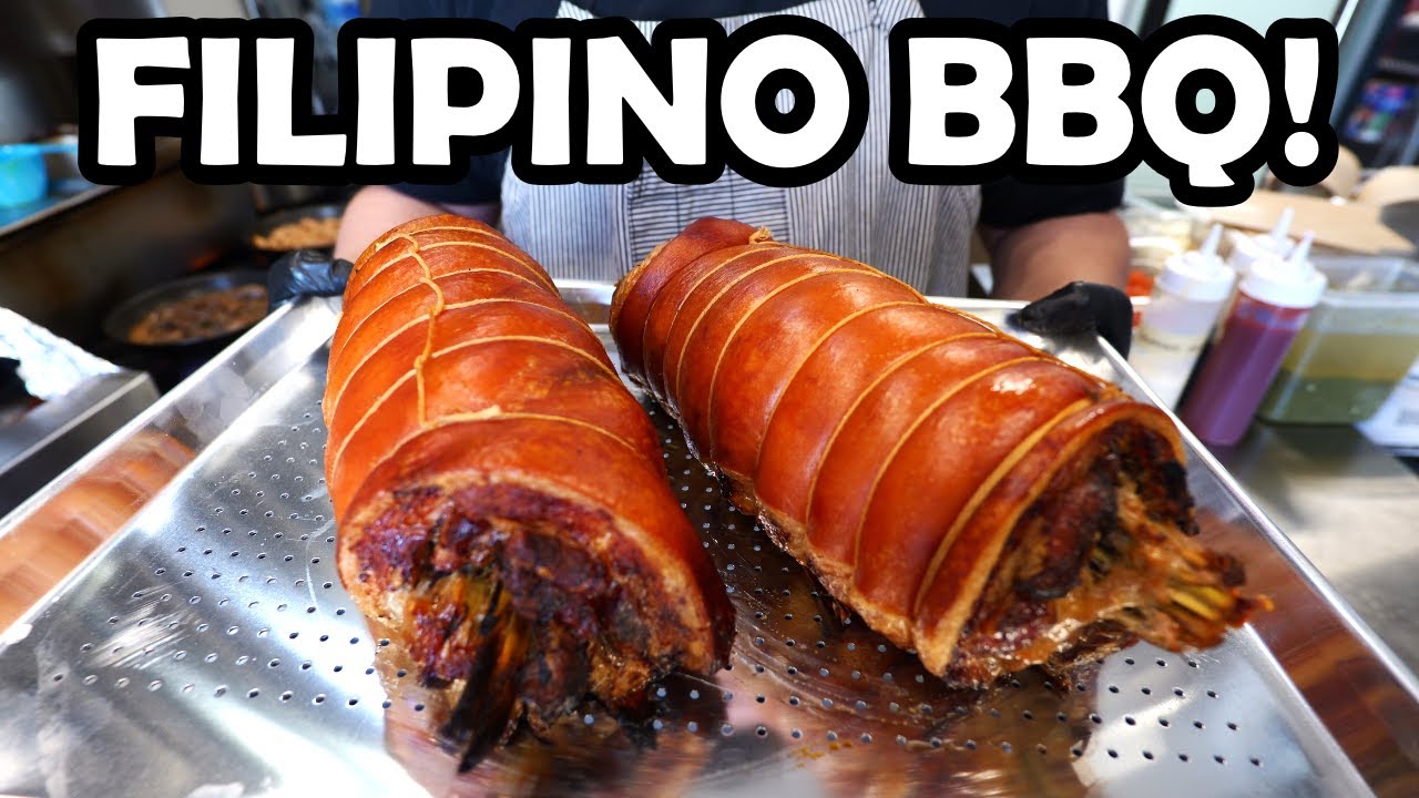 Exploring Filipino BBQ in Los Angeles: Chicken Inasal & Lechon! 🇵🇭🍽️