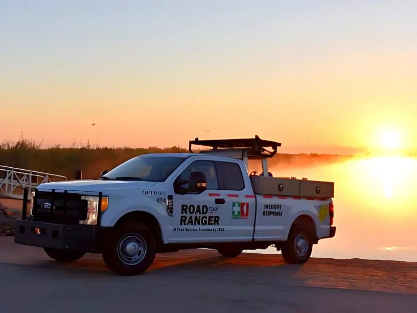 Road Rangers can help stranded motorists on interstate highways, turnpike