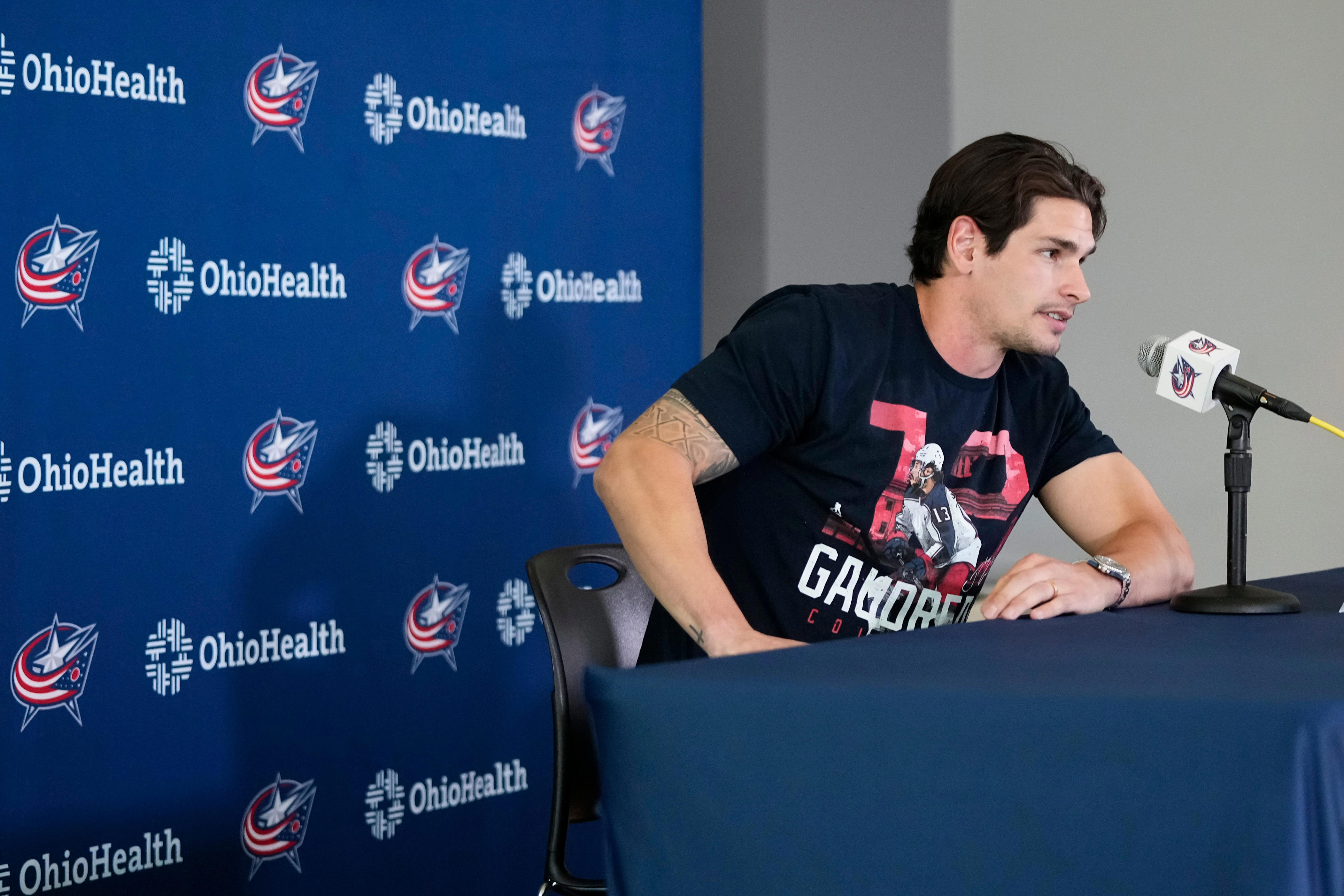 Columbus Blue Jackets center Sean Monahan voted Masterton Trophy winner