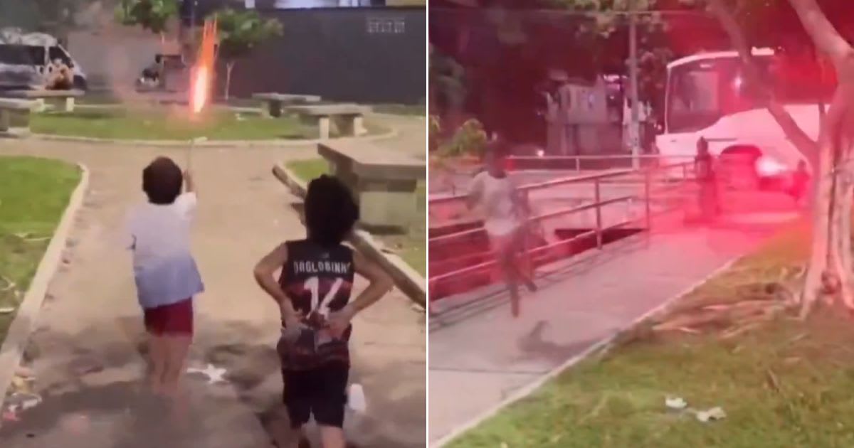 Priceless: Little Boy Gets Roman Candle, 'Goes from Harry Potter to ...