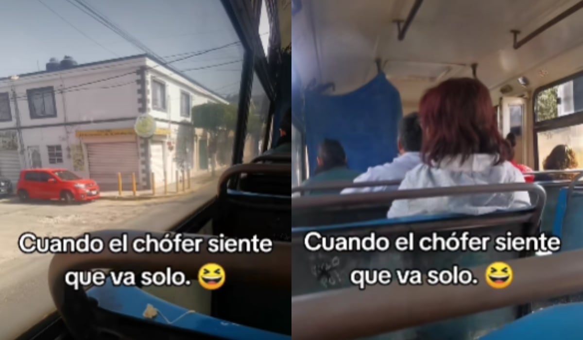 “Cuando el chofer siente que va solo”: chofer de camión se vuelve viral ...