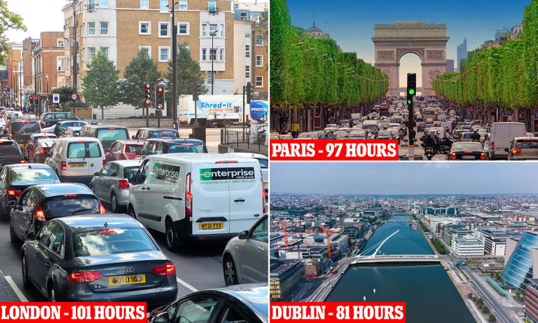 London was Europe's worst city for congestion last year - drivers spend ...