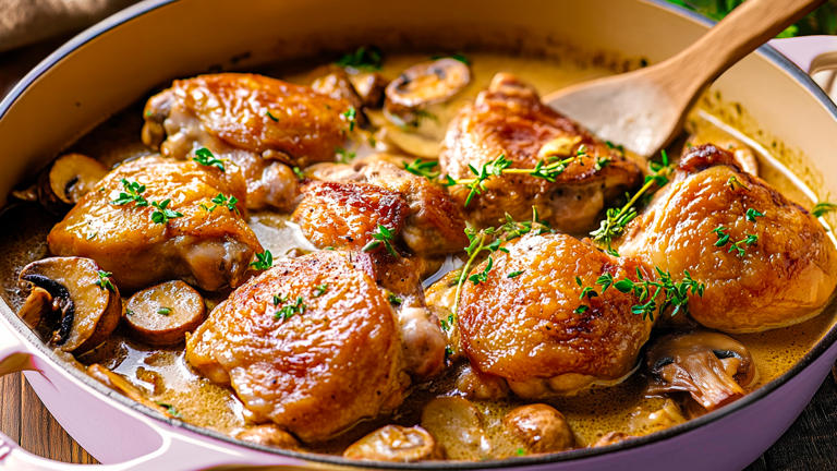 The Most Delicious French Chicken Recipe! Try Making It Like This! (Chicken Fricassée)
