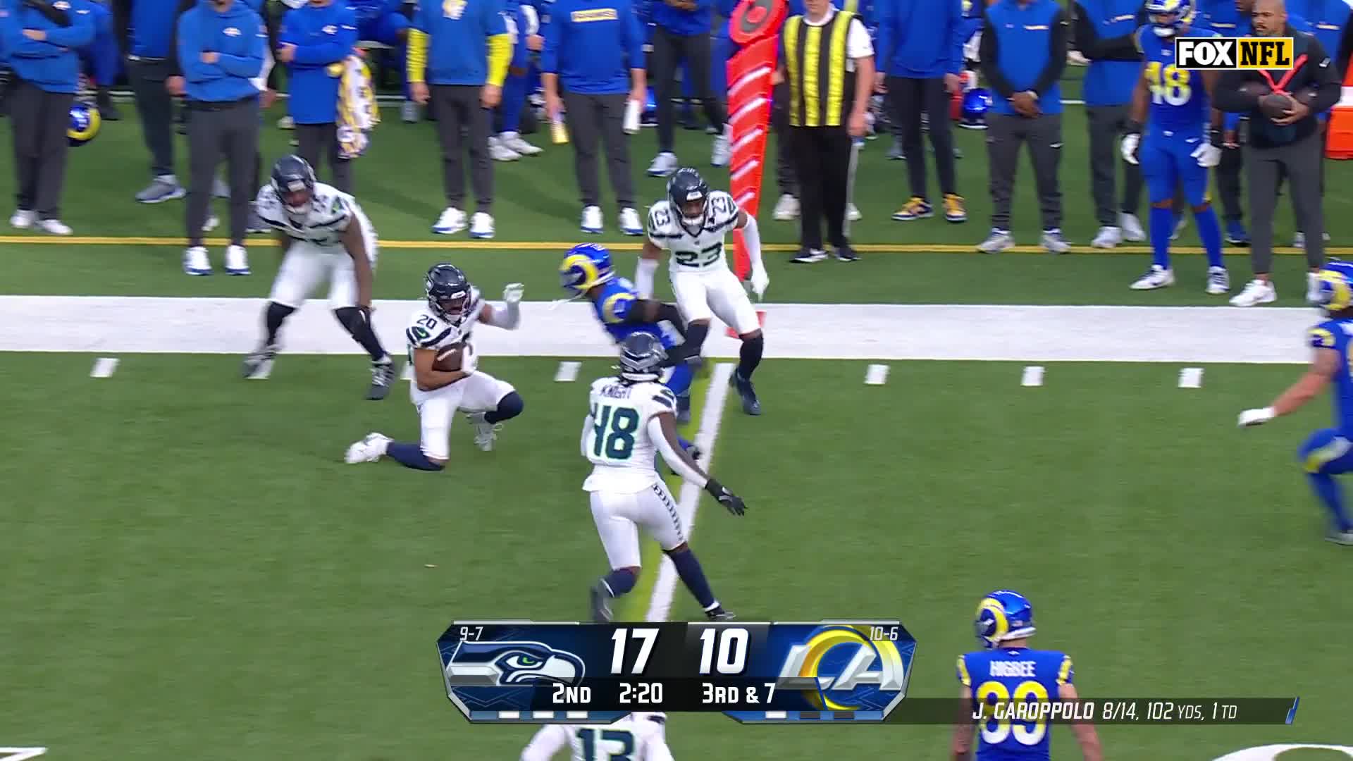 Seahawks vs. Rams highlights Week 18