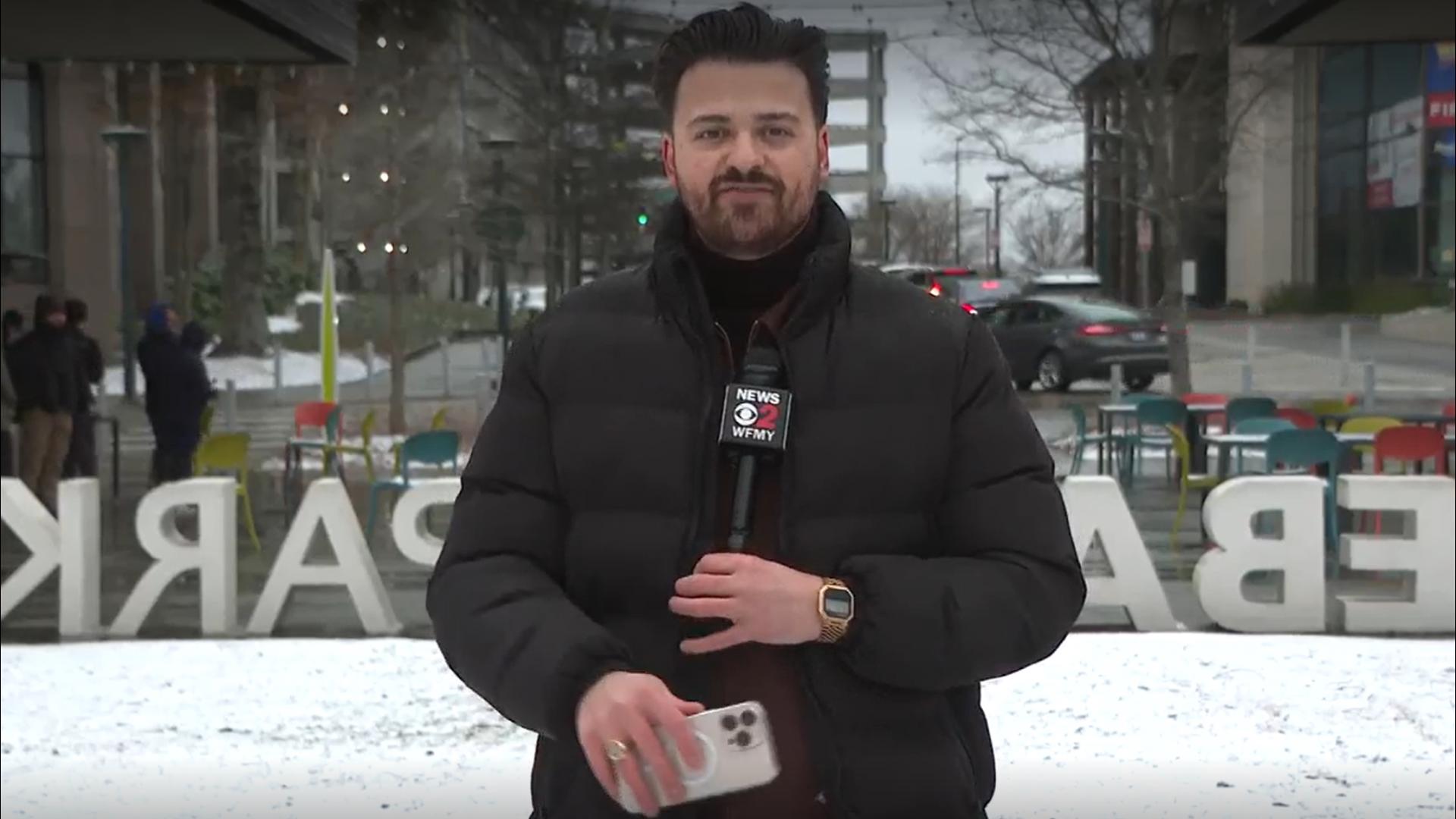 WFMY News 2 | Joseph Leonard gives update on winter weather in Triad (4 ...