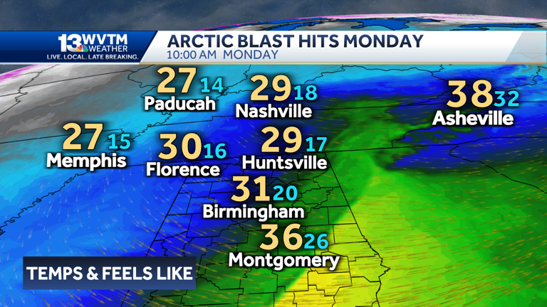 LIVE: Tracking strong storms entering Central Alabama