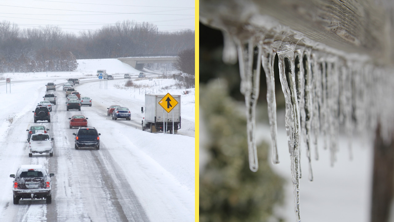 Freezing rain and ice pellets are dangerous winter hazards