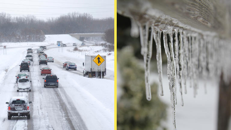 Freezing rain and ice pellets are dangerous winter hazards