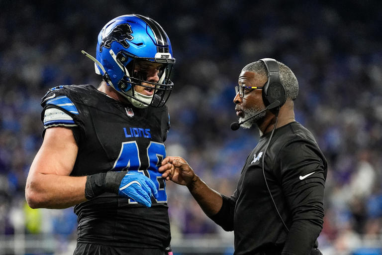Detroit Lions coach Dan Campbell downplays absence of vets Alex ...