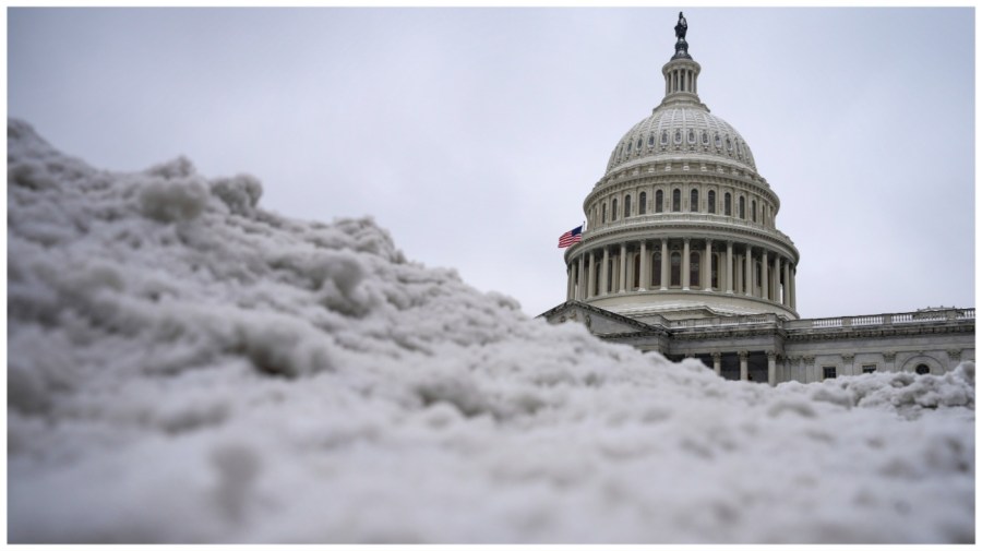 Snowball fight returns to DC as winter storm hits region