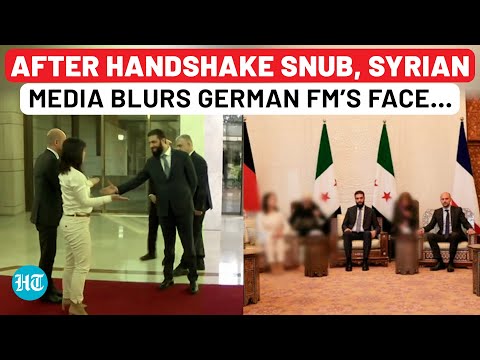 German Minister Humiliated In Syria? Media Blurs Images After Golani's ...