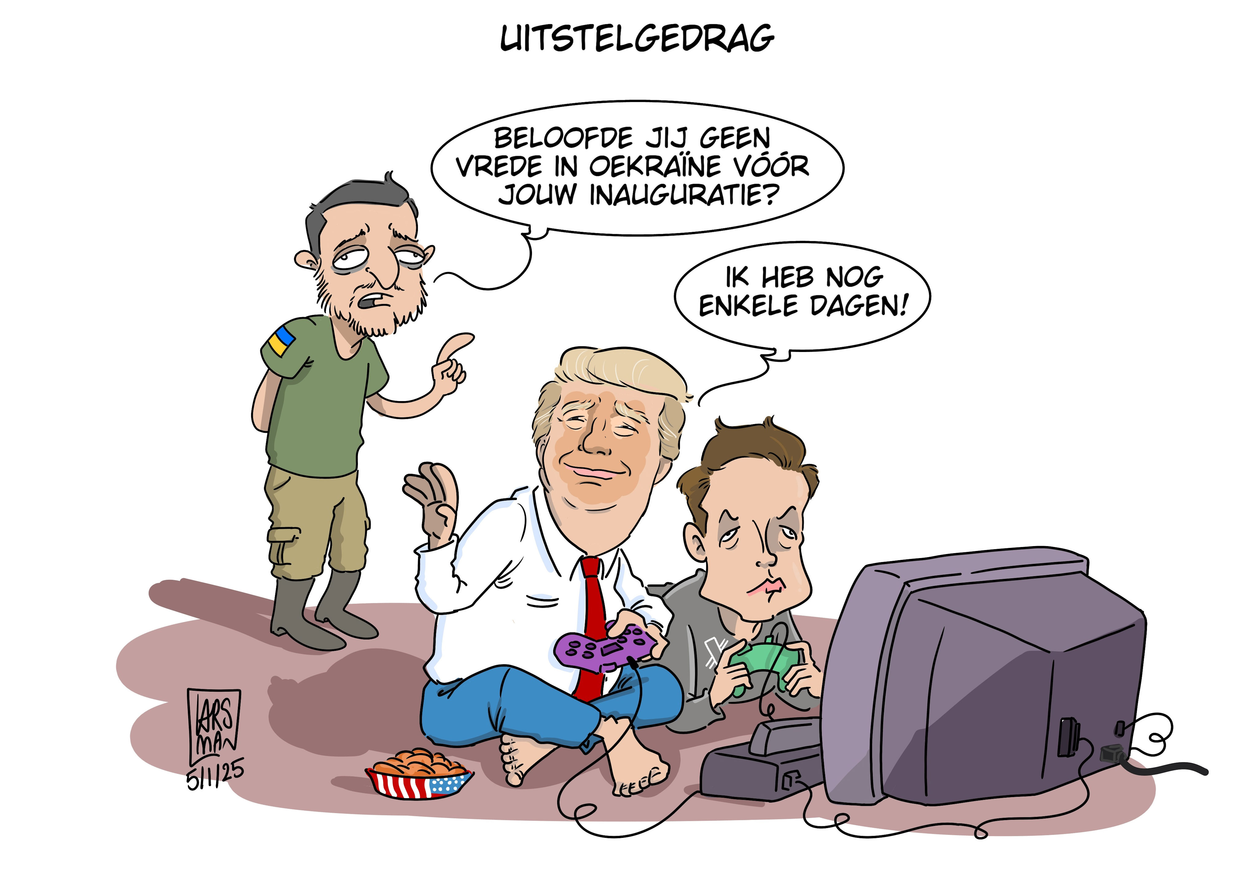 Trump wil Oekraïne niet helpen