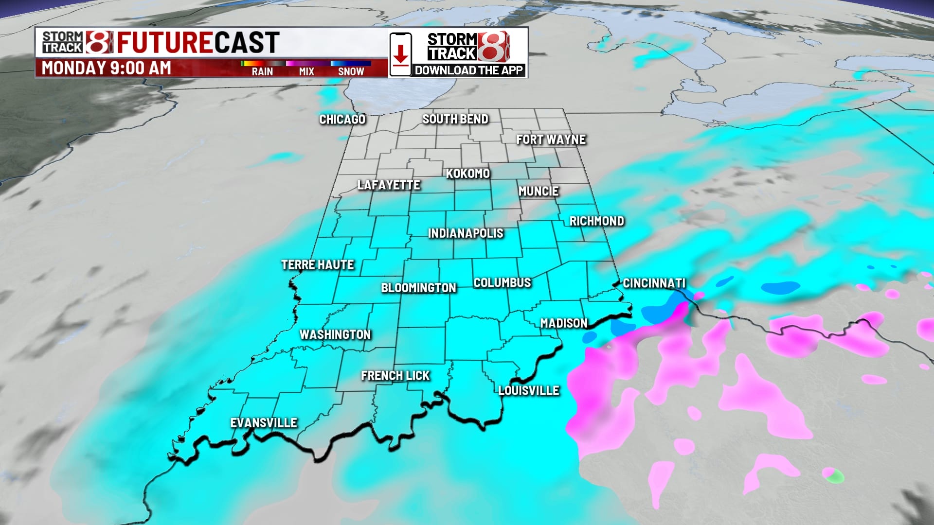 Winter storm warning continues Monday, snow winds down later this ...