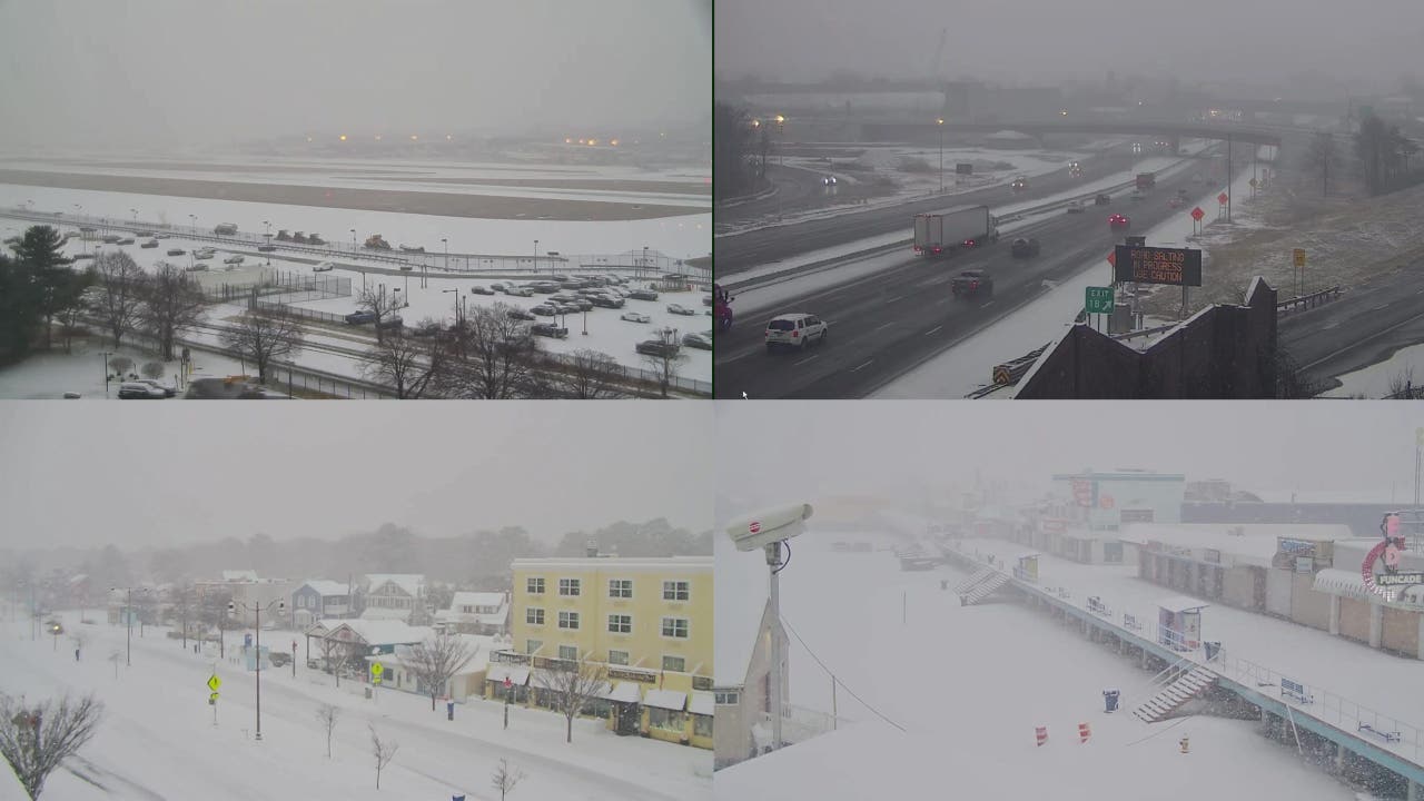 Philadelphia weather: Snow falls across region as several inches ...