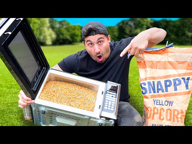 I microwaved 1 million popcorn kernels