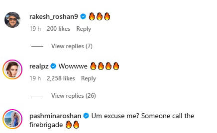 Hrithik Roshan flaunts ripped abs at 50, Preity Zinta goes 'Wowwwe'