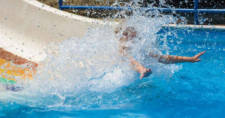 World Champion Diver Defies ‘No Women' Rule to Brave Extreme Waterslide