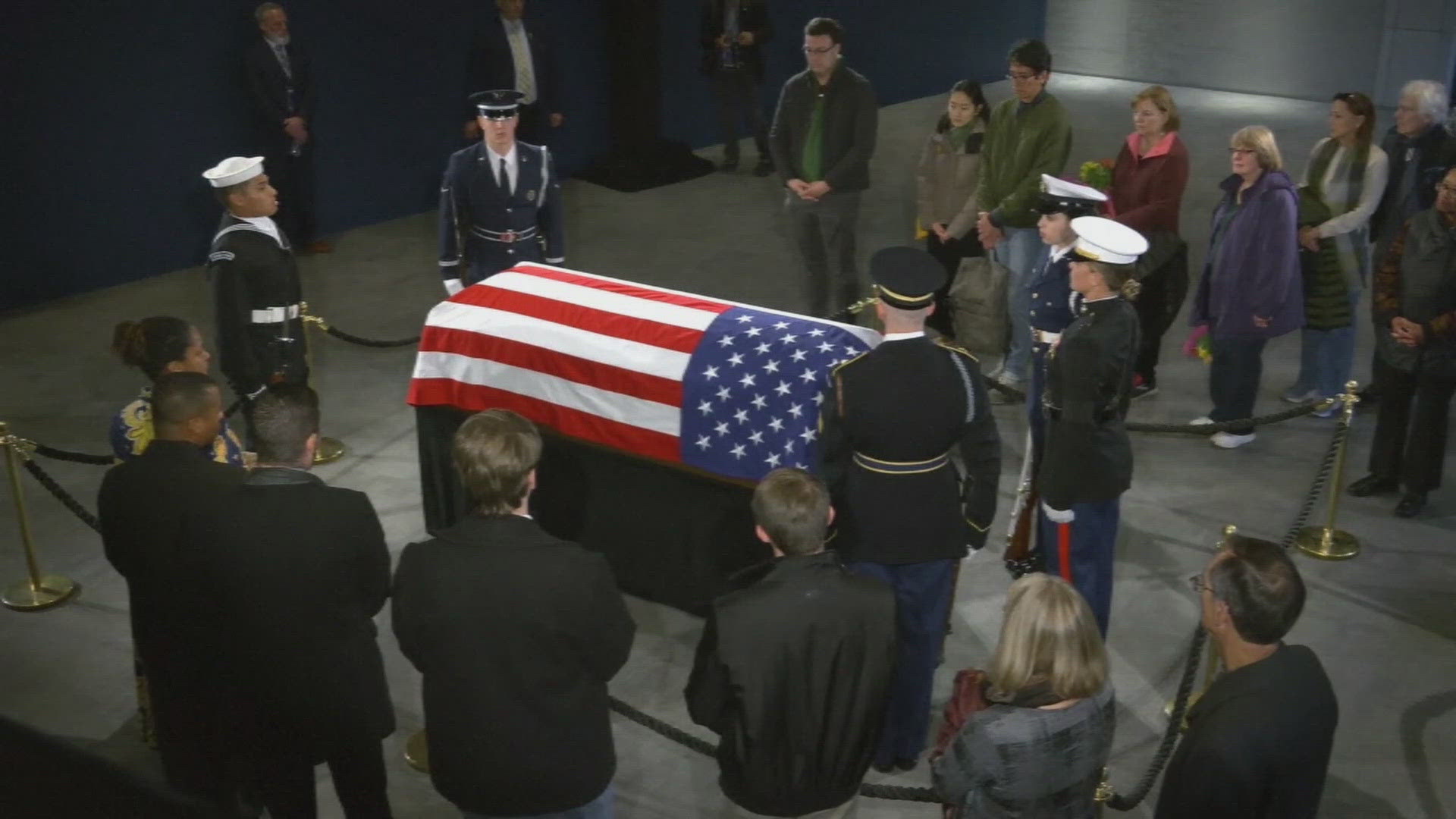 Jimmy Carter lies in repose in Atlanta