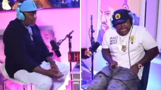 Insane video shows Texas rapper nearly shooting himself in leg during ...