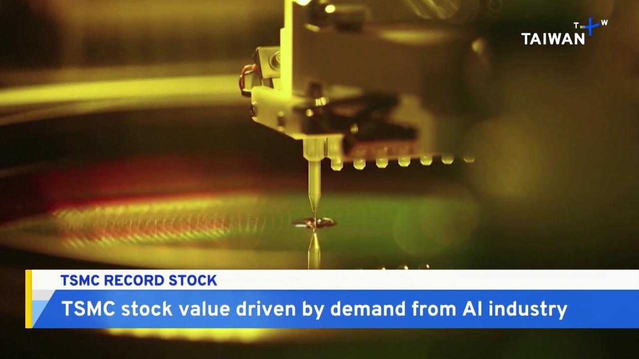 TSMC's Stock Price Soars to New High - TaiwanPlus News