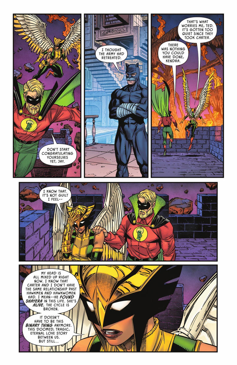 DC Flips the Script on Hawkman and Hawkgirl's Dynamic