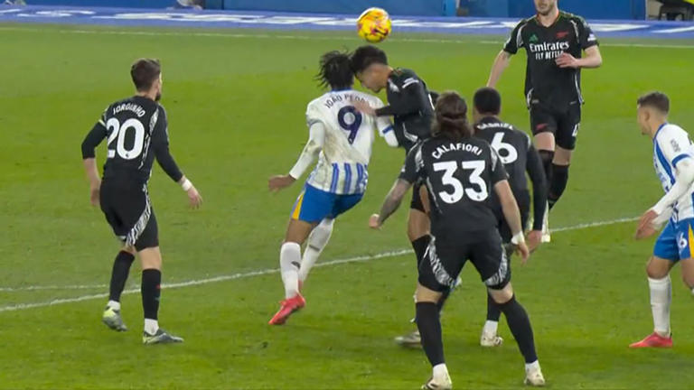 The VAR Review: Why Brighton's penalty against Arsenal stood The VAR Review: Why Brighton's penalty against Arsenal stood